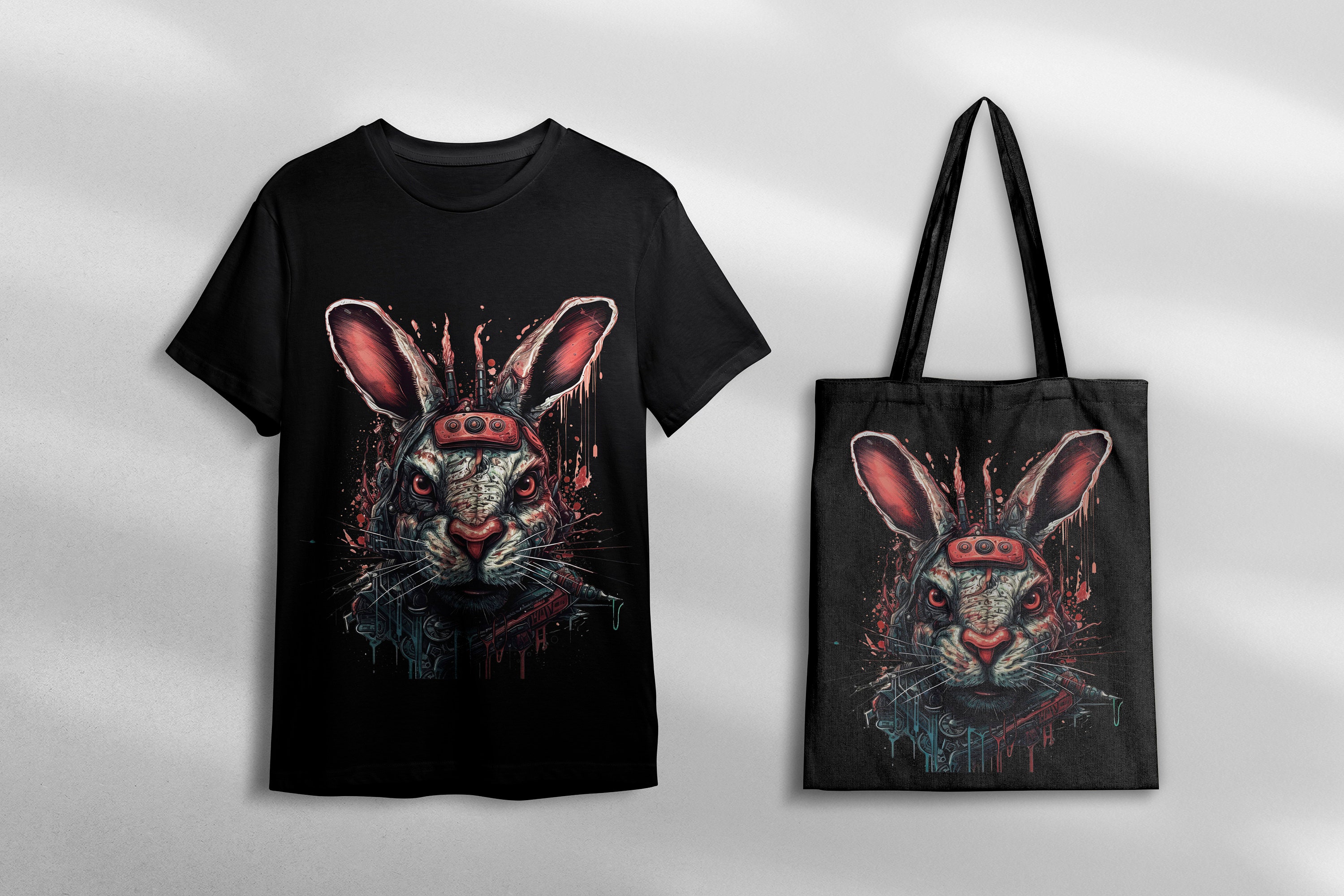 Hellish Evil Rabbit, Scary Hare, 1 PNG 4000x4000 Without Background for ...