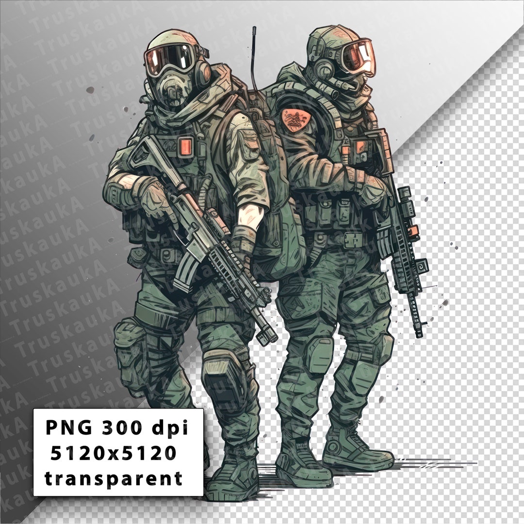 Special Forces Partners, PNG Without Background in High Resolution - Etsy