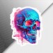 Cyberpunk Neon Skull PNG Image Without Background in 4000x4000 ...