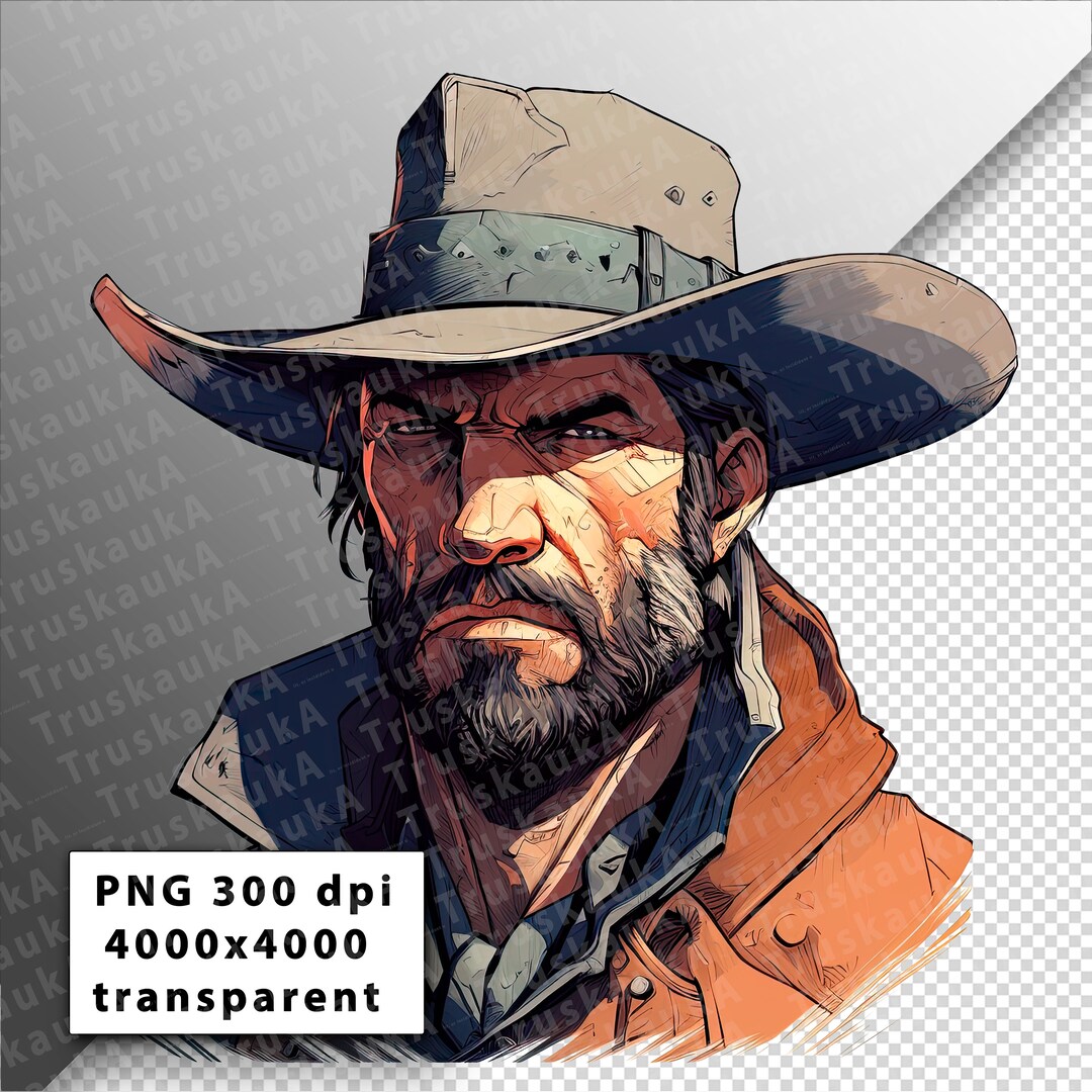 Cowboy on the Wild West, PNG Image Without Background in High ...