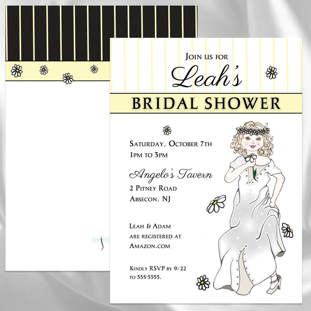 Bride to Be Dress up Daisy Little Girl Wedding Gown Bridal Shower ...