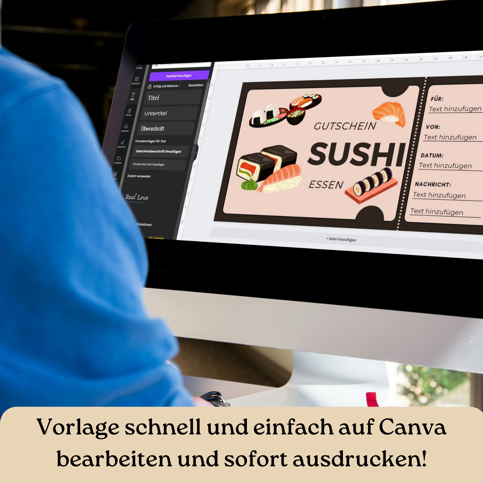 Sushi Restaurant Voucher|gift Personalized Eating Out - Etsy