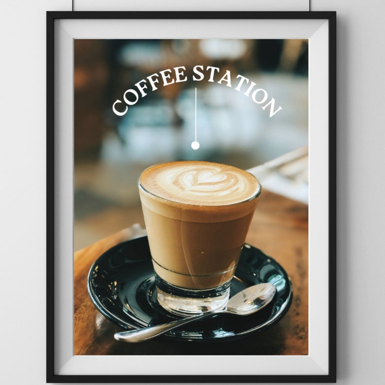 Coffee Station Poster Bundlecoffee Station Decorcoffee Sign Decorcoffee ...