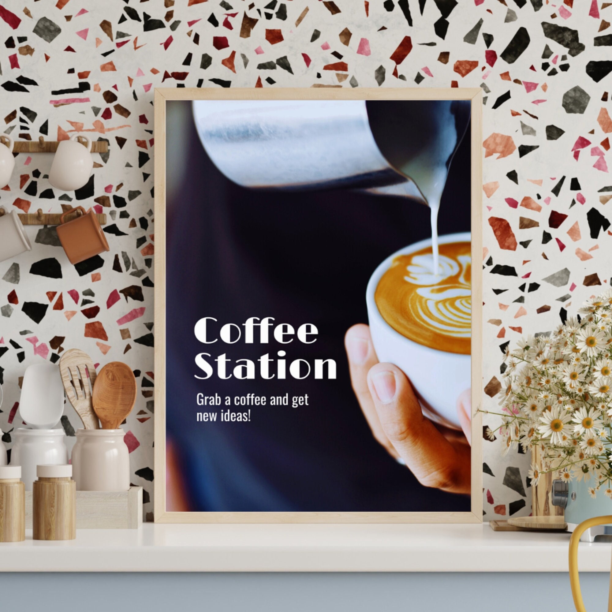 Coffee Station Poster Bundlecoffee Station Decorcoffee Sign Decorcoffee ...