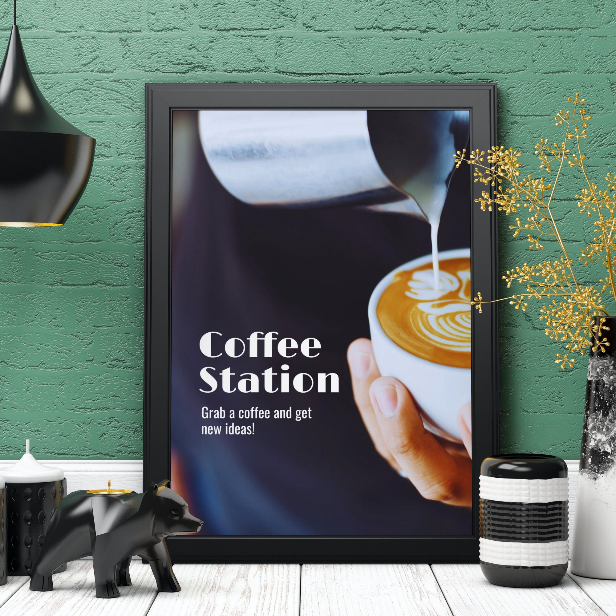 Coffee Station Poster Bundlecoffee Station Decorcoffee Sign Decorcoffee ...