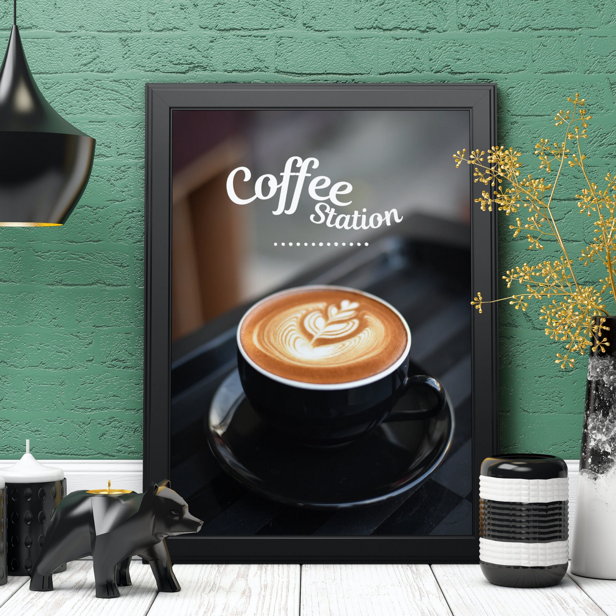 Coffee Station Poster Bundlecoffee Station Decorcoffee Sign Decorcoffee ...