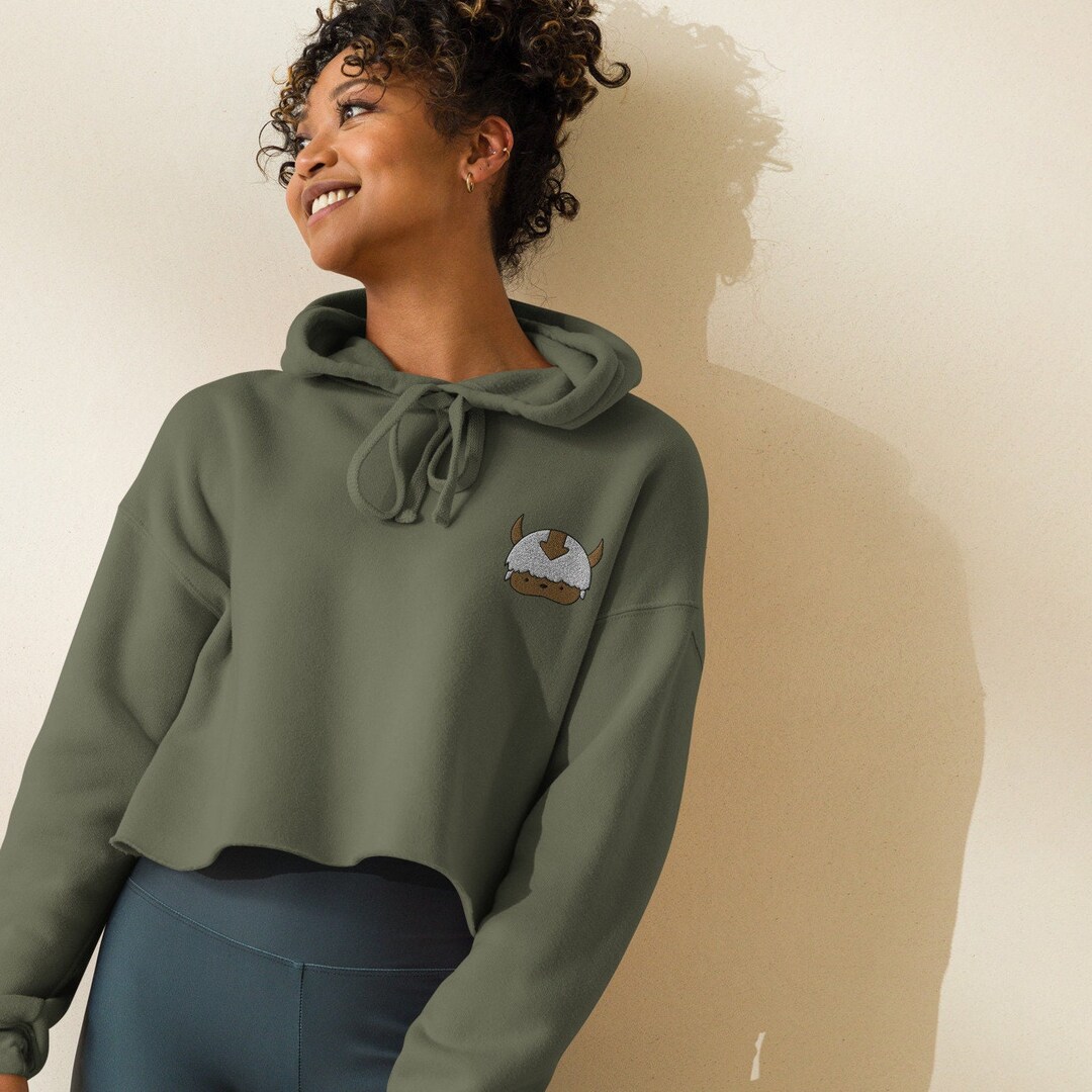 Crop Hoodie Oppa Airbender Avatar the Last Airbender - Etsy