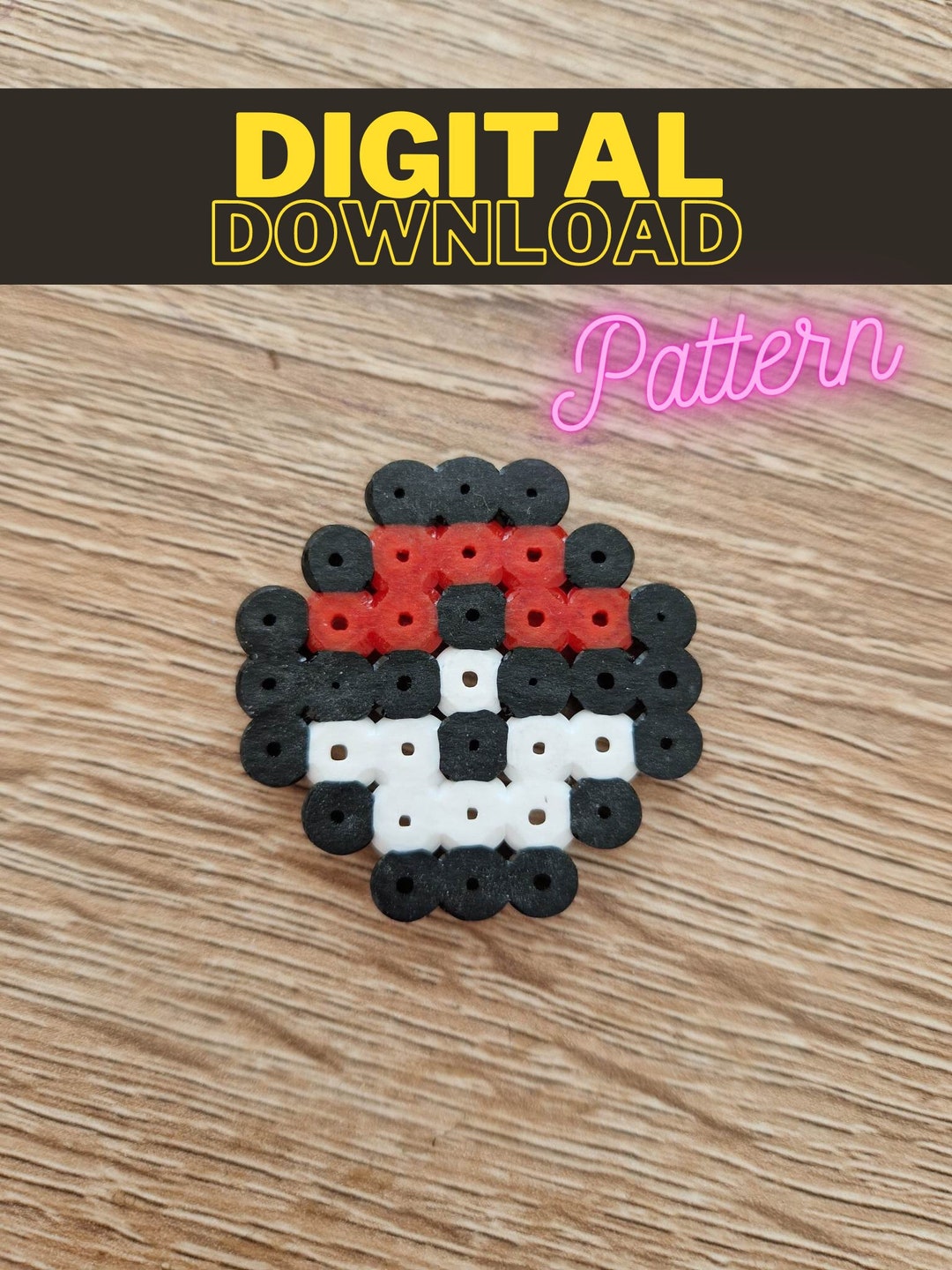 DIGITAL FILE ONLY Pokeball, Pokemon Universe Pattern, Digital Download ...