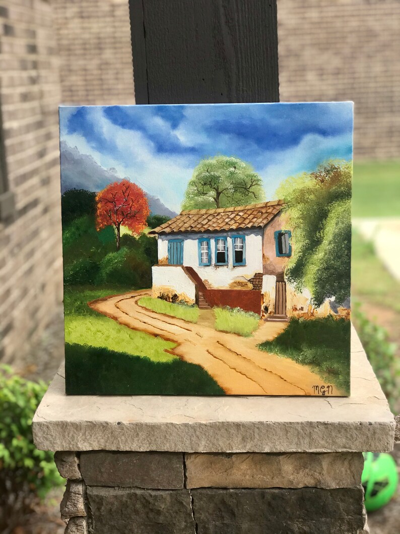 Brazilian Farmhouse in February Oil Painting - Etsy