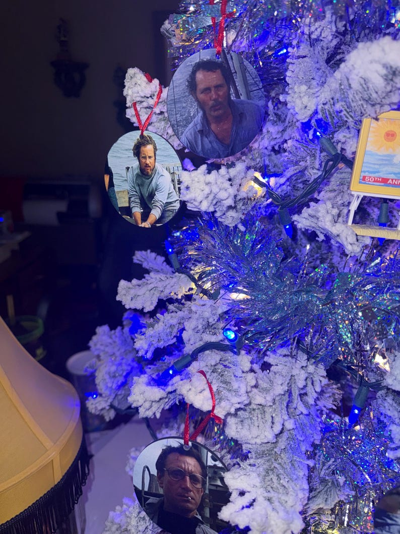 JAWS Christmas Tree Ornament Set - Etsy