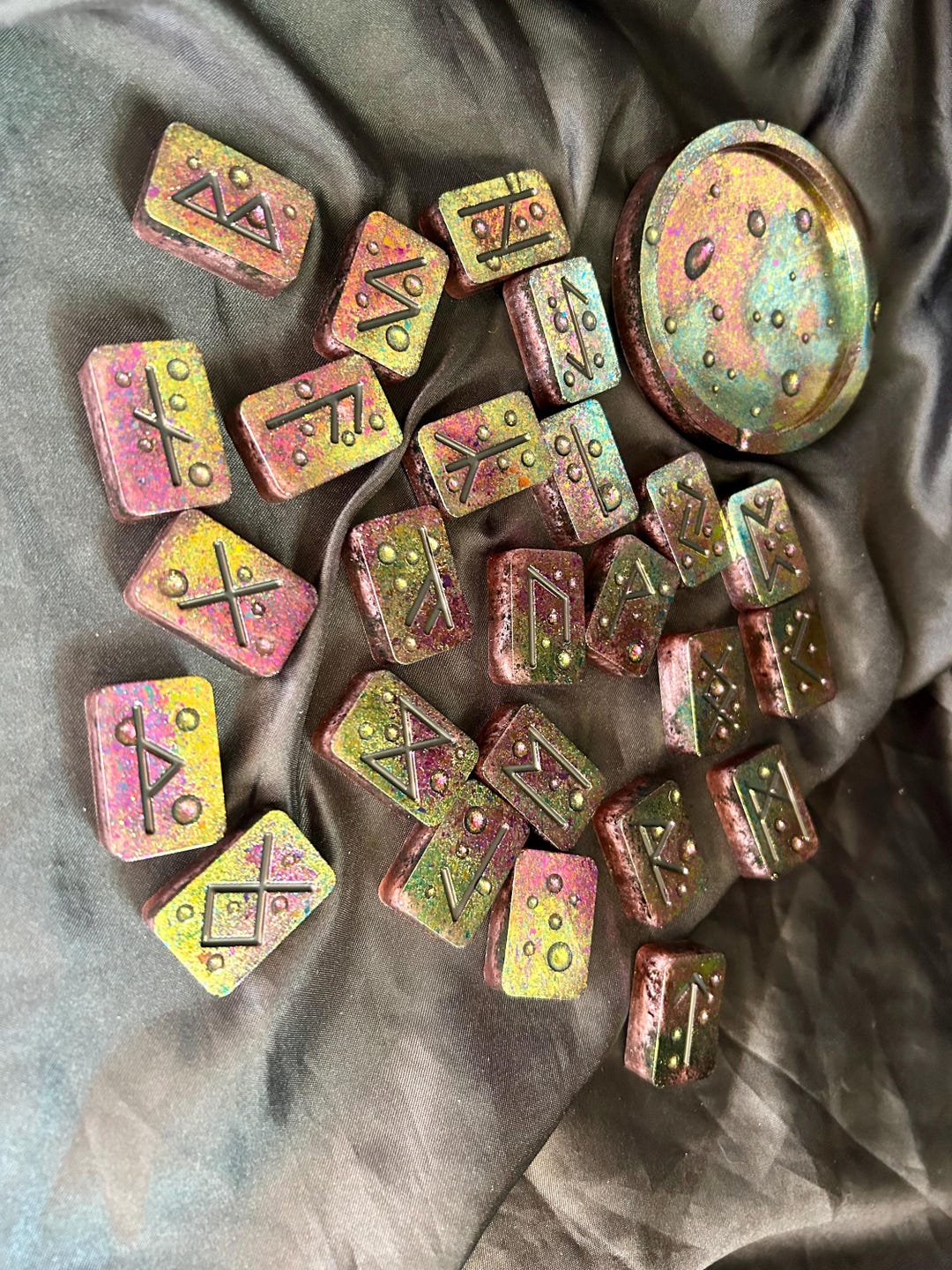 Runes Set With Casting Tray - Etsy