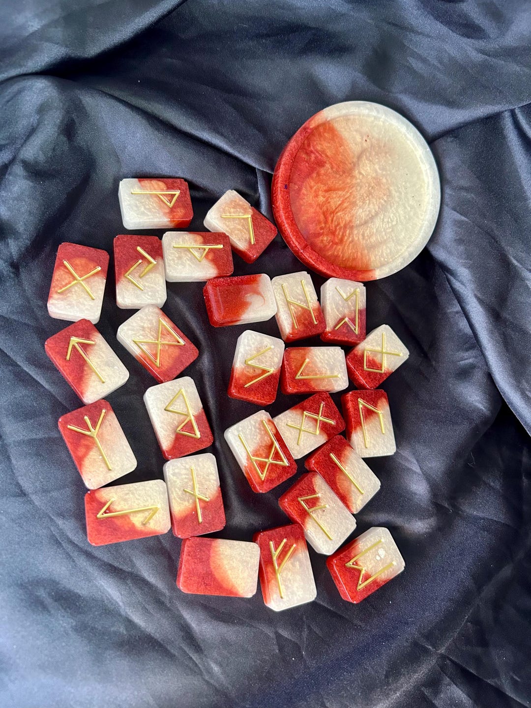 Runes Set With Casting Tray - Etsy