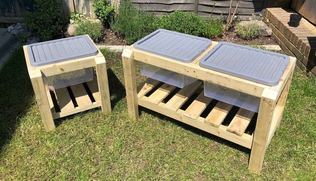 Water/sand Tray for Outdoor Play, Single and Double Including Plastic ...