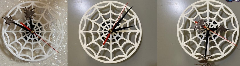 Spider Web Clock,spiderman Clock,spiderman,clock - Etsy