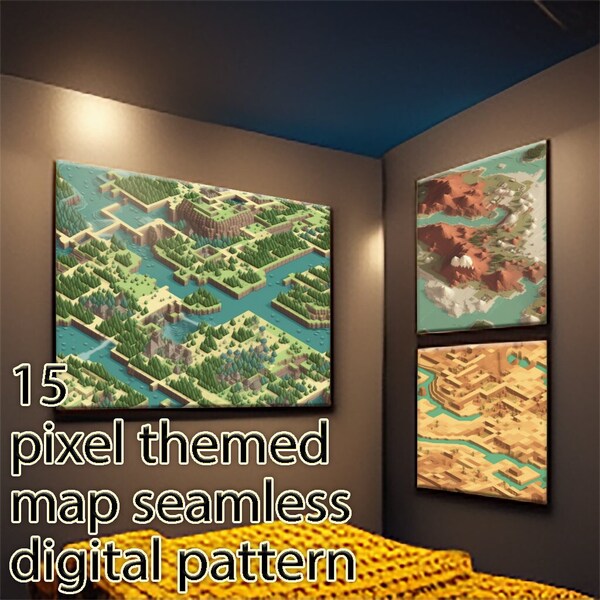 Pixel Paper Prints - Etsy