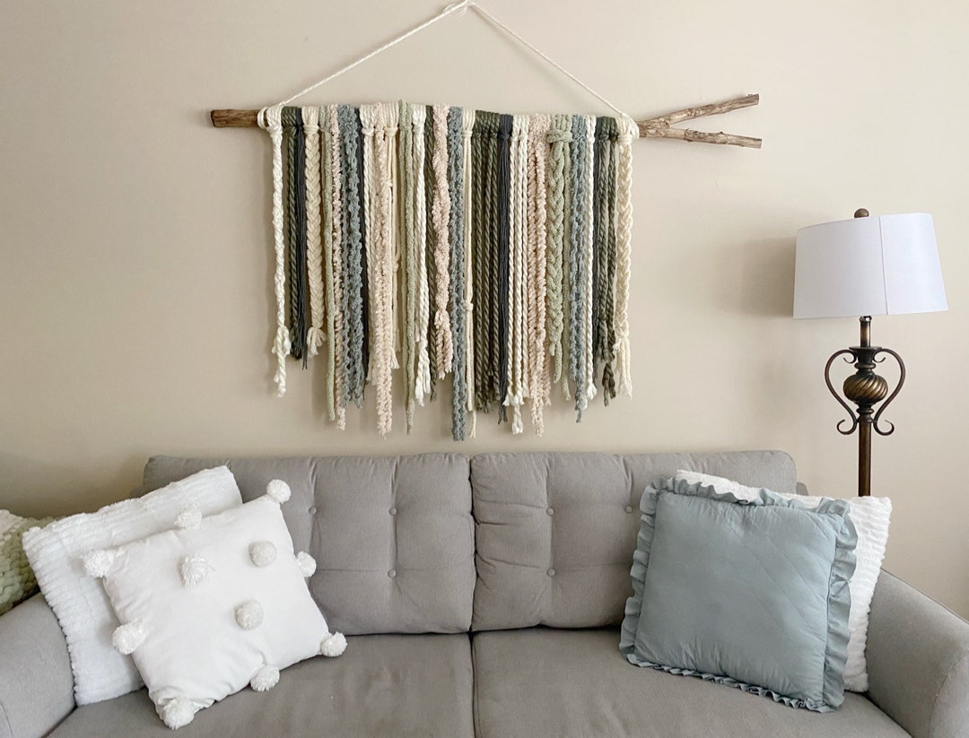 Custom Natural Wall Fringe Decor - Etsy