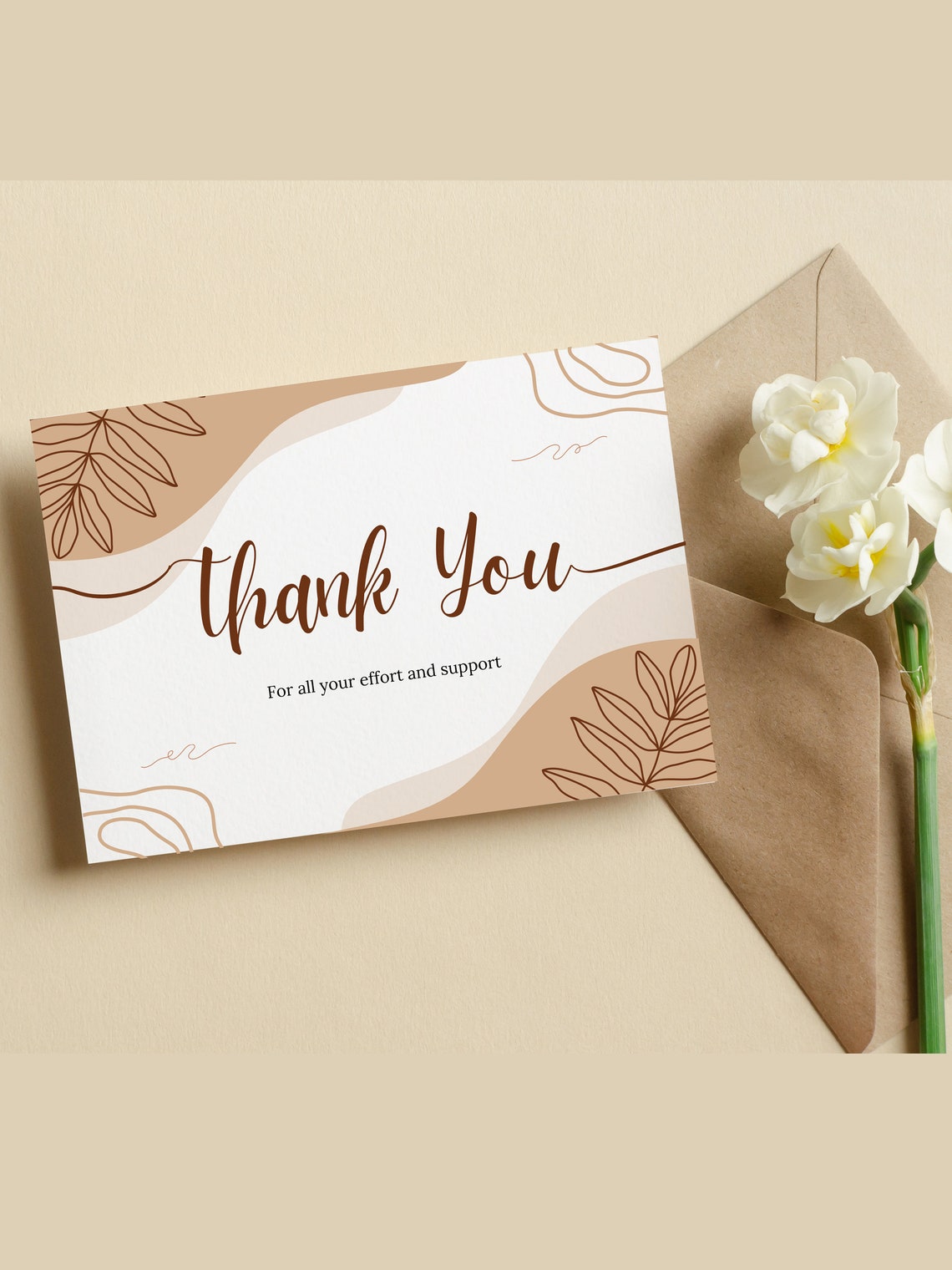Thank You Card for Work Colleague Gratitude Card for Colleague Thank ...