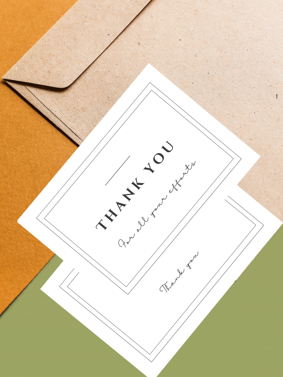 Thank You Card for Work Colleague Gratitude Card for Colleague Thank ...