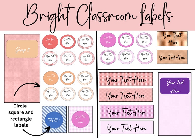 Classroom Decor Bundle Boho Classroom Decor for Teacher Personalized ...