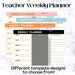 Weekly Teacher to Do List Template Daily Schedule Template Classroom ...