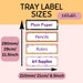 Editable Classroom Tray Labels for Classroom Teachers Organizer Labels ...