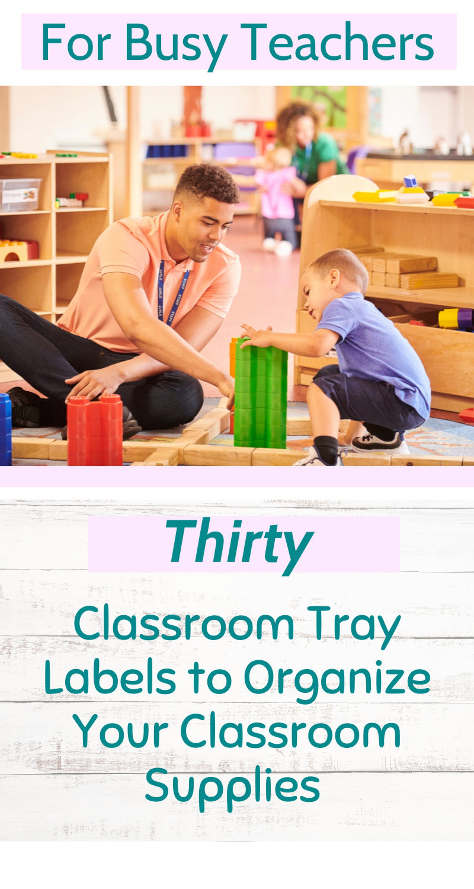 Editable Classroom Tray Labels for Classroom Teachers Organizer Labels ...