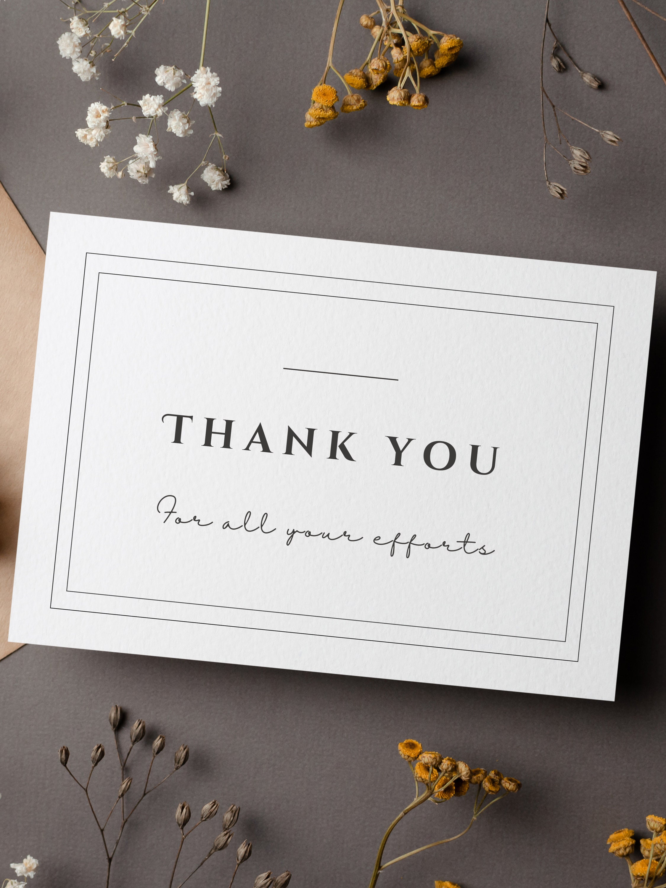 Thank You Card for Work Colleague Gratitude Card for Colleague Thank ...