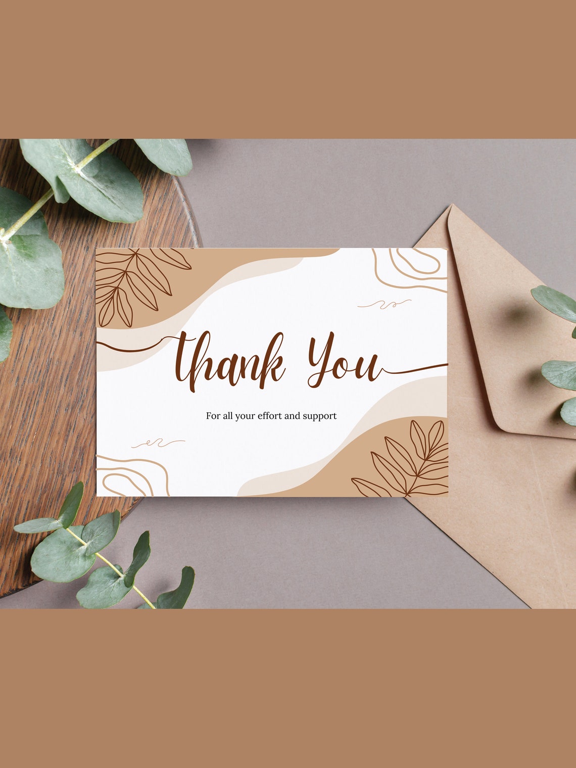 Thank You Card for Work Colleague Gratitude Card for Colleague Thank ...
