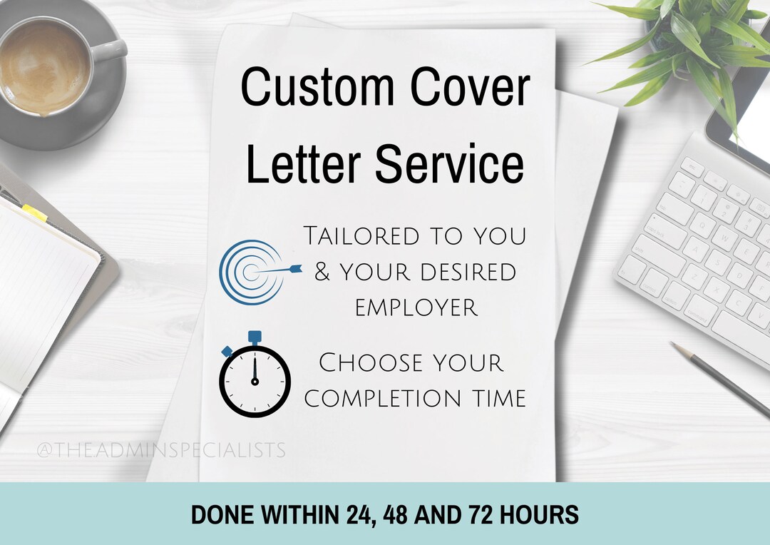 Cover Letter Done for You Custom Cover Letter Template Custom ...