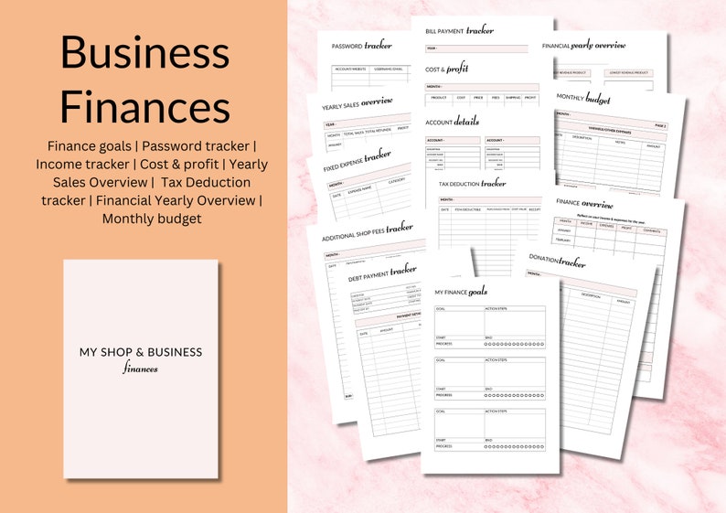 Printable Business Plan Undated Digital Business Plan - Etsy