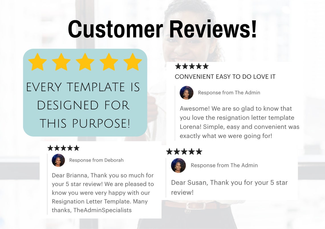 Microsoft Word Resignation Letter Professional Notice Letter - Etsy