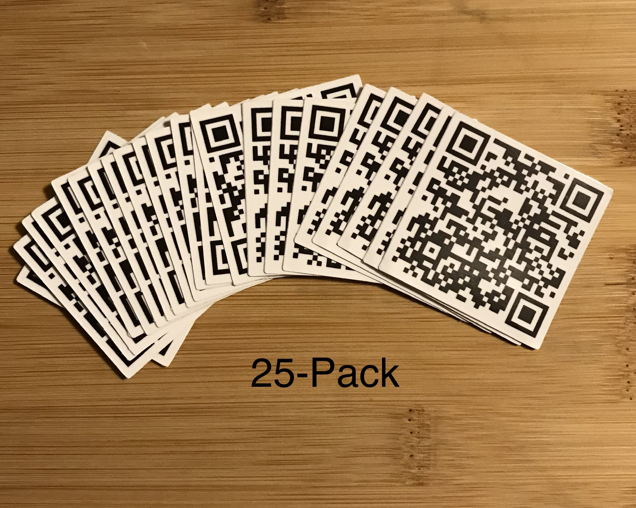 Rick Roll QR Code Sticker 2 X 2 Inch Waterproof Vinyl for Car, Laptop ...