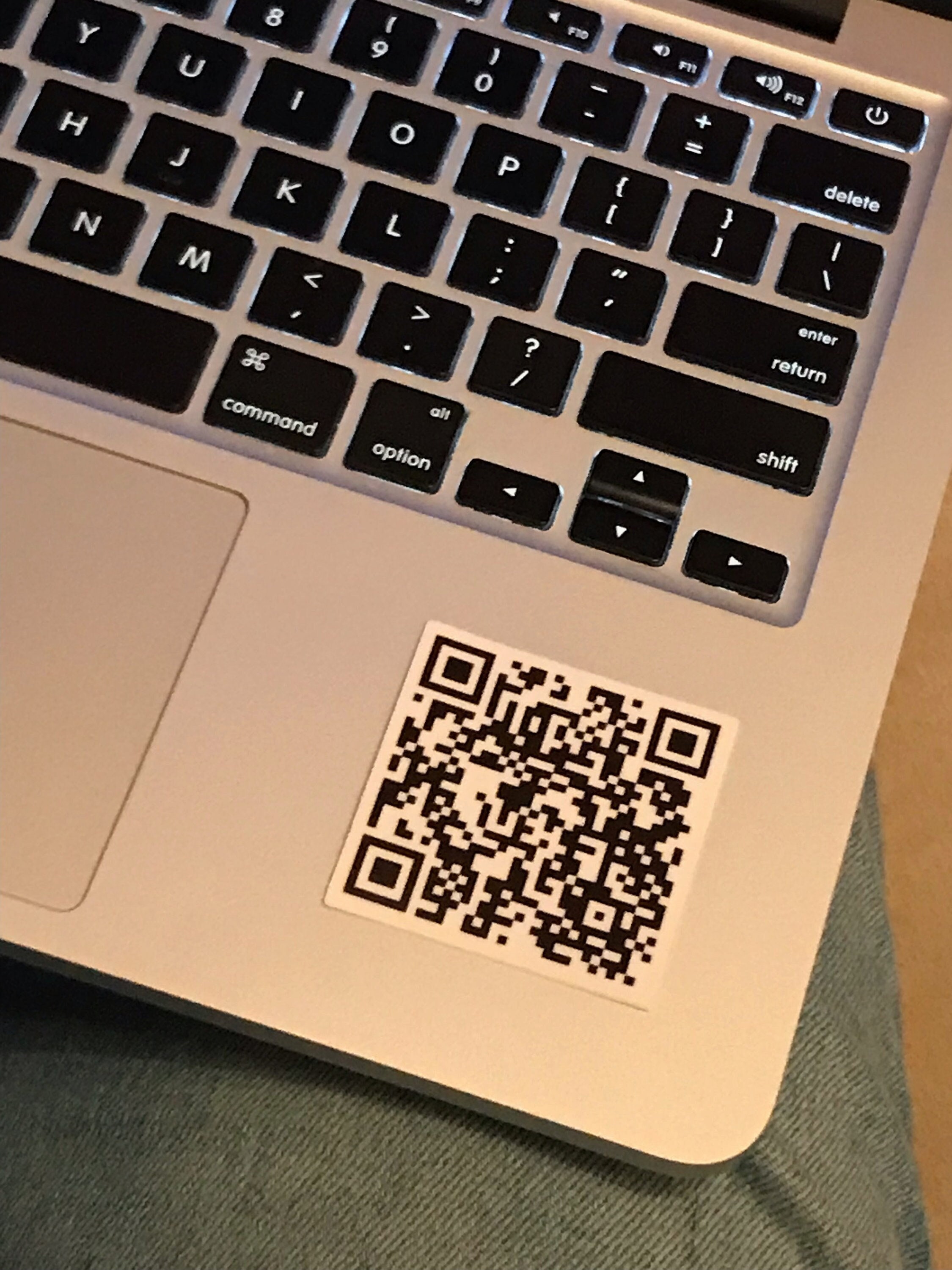 Rick Roll QR Code Sticker 2 X 2 Inch Waterproof Vinyl for Car, Laptop ...