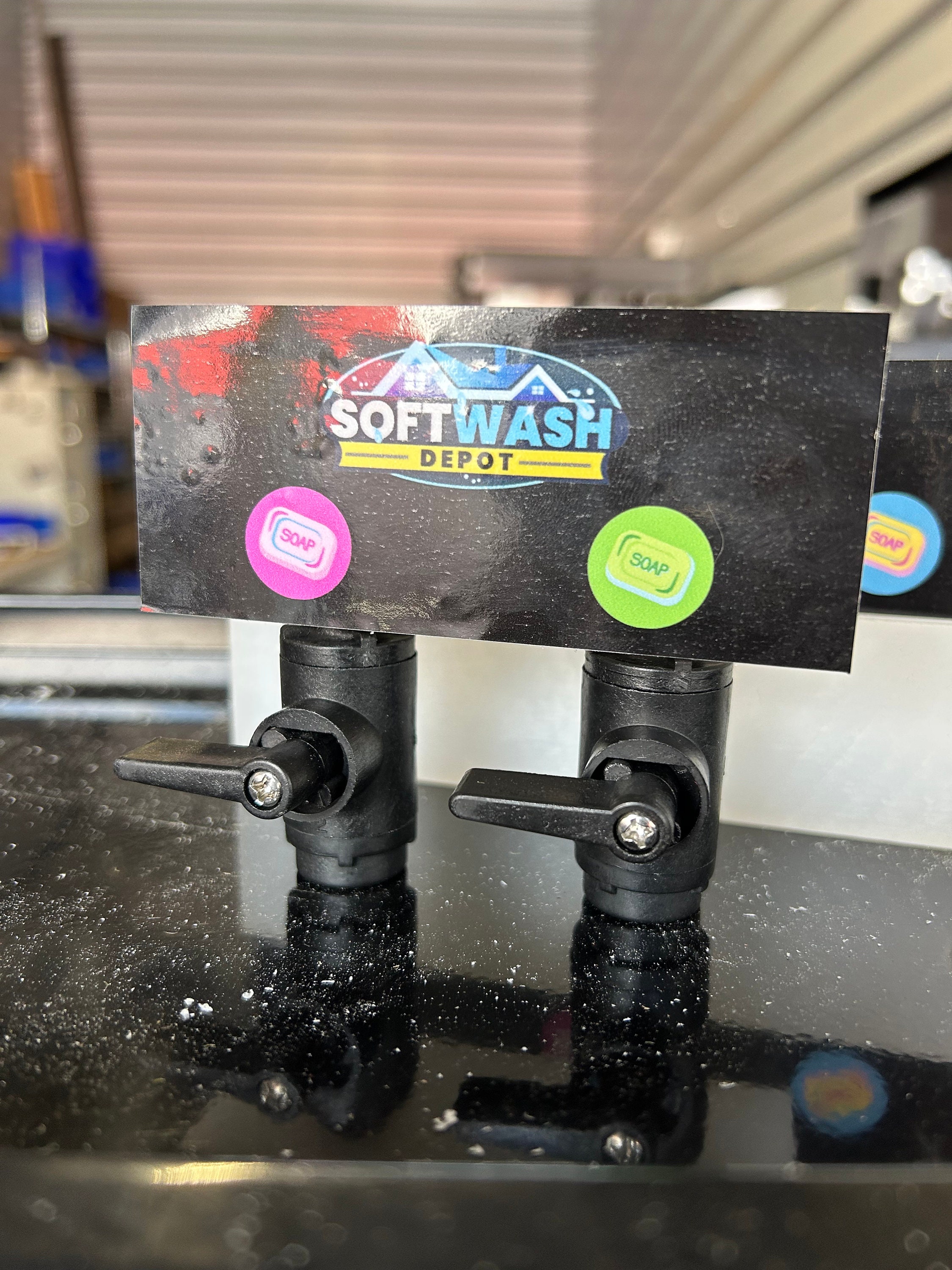 Down Stream Injector Manifold Block W/ 1/4" Shut off Valves | Multiple ...