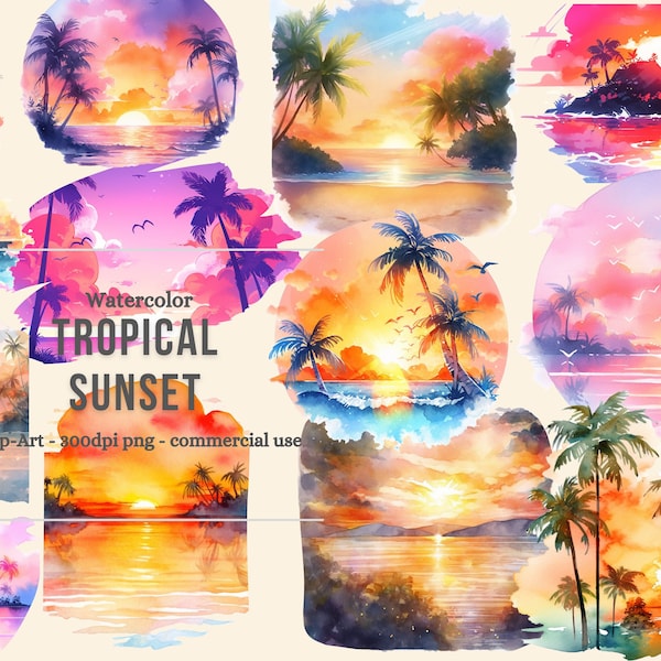 Beach Watercolor - Etsy