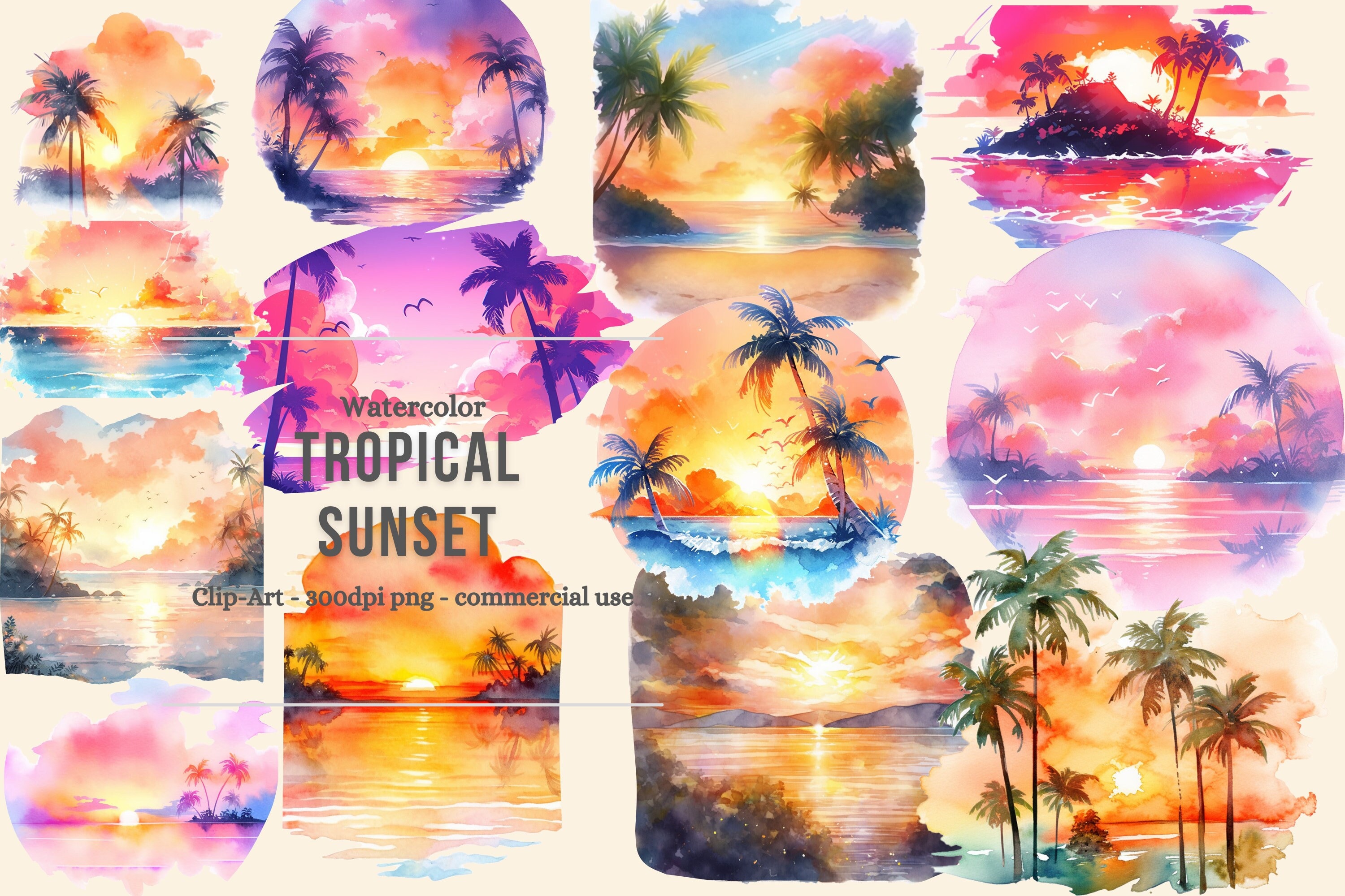 Sunset Clip Art Gallery