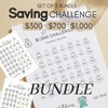 Savings Challenge Printable 300 Dollar Saving Challenge A5 , A6 ...