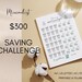 Savings Challenge Printable | 300 Dollar Saving Challenge | A5 , A6 ...