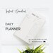 Daily Planner Printable Planner A3 A4 US Letter A5 PDF Minimalist ...