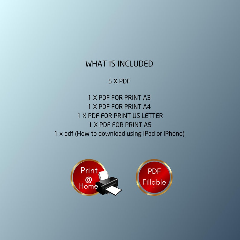 Weekly Planner Printable Minimalist Weekly Schedule A3 A4 US - Etsy