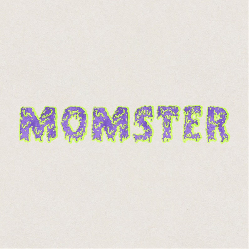 Momster PNG, Monster PNG, Halloween Mom Png, Halloween Png, Halloween ...