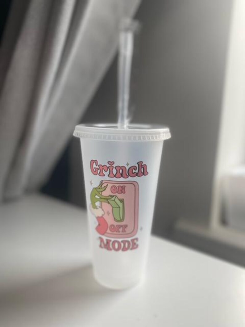 Grinch Mode Cold Cups - Etsy