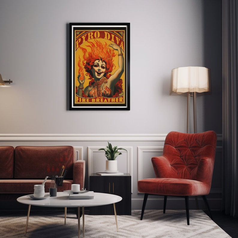 PRINTABLE Carnival Sideshow Poster Gallery Set V3 Circus Posters Circus ...