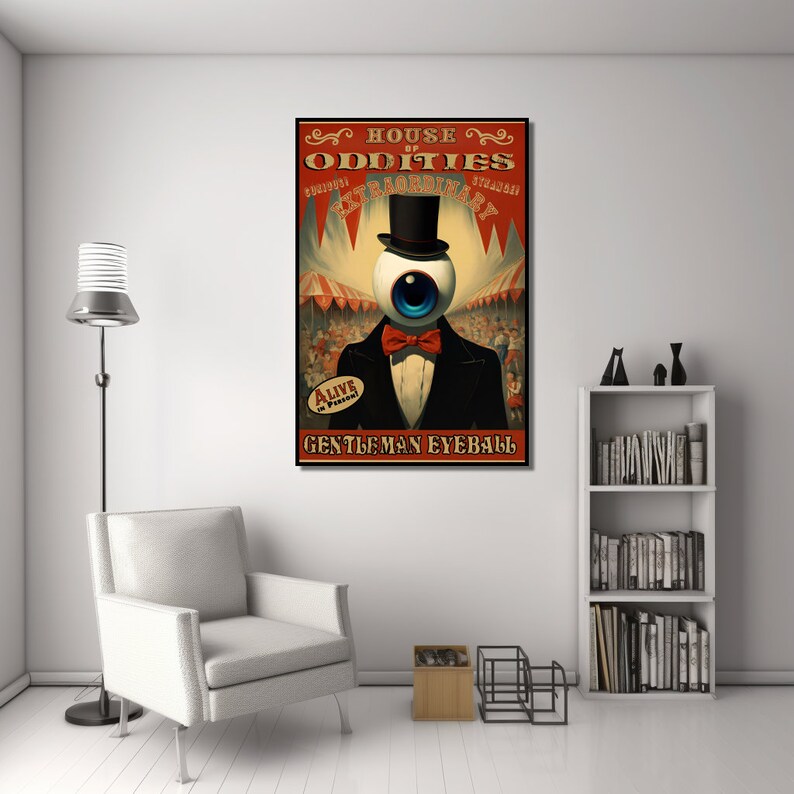 PRINTABLE Carnival Sideshow Poster Gallery Set Circus Posters Freak ...