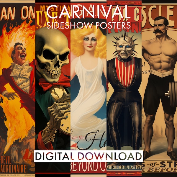 Sideshow Poster - Etsy
