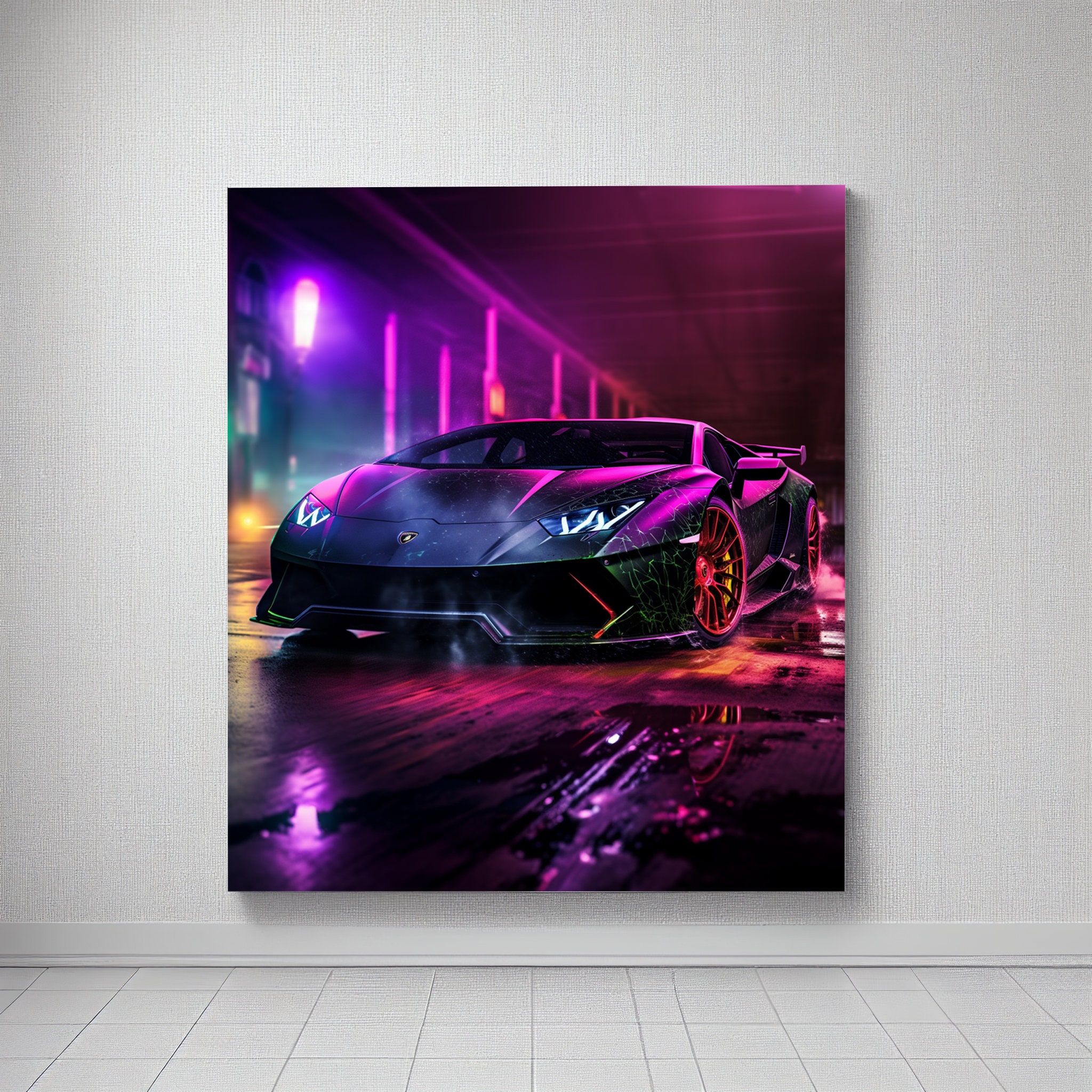 PRINTABLE Black Lamborghini V2 Lamborghini Poster Lambo Prints Lambo ...