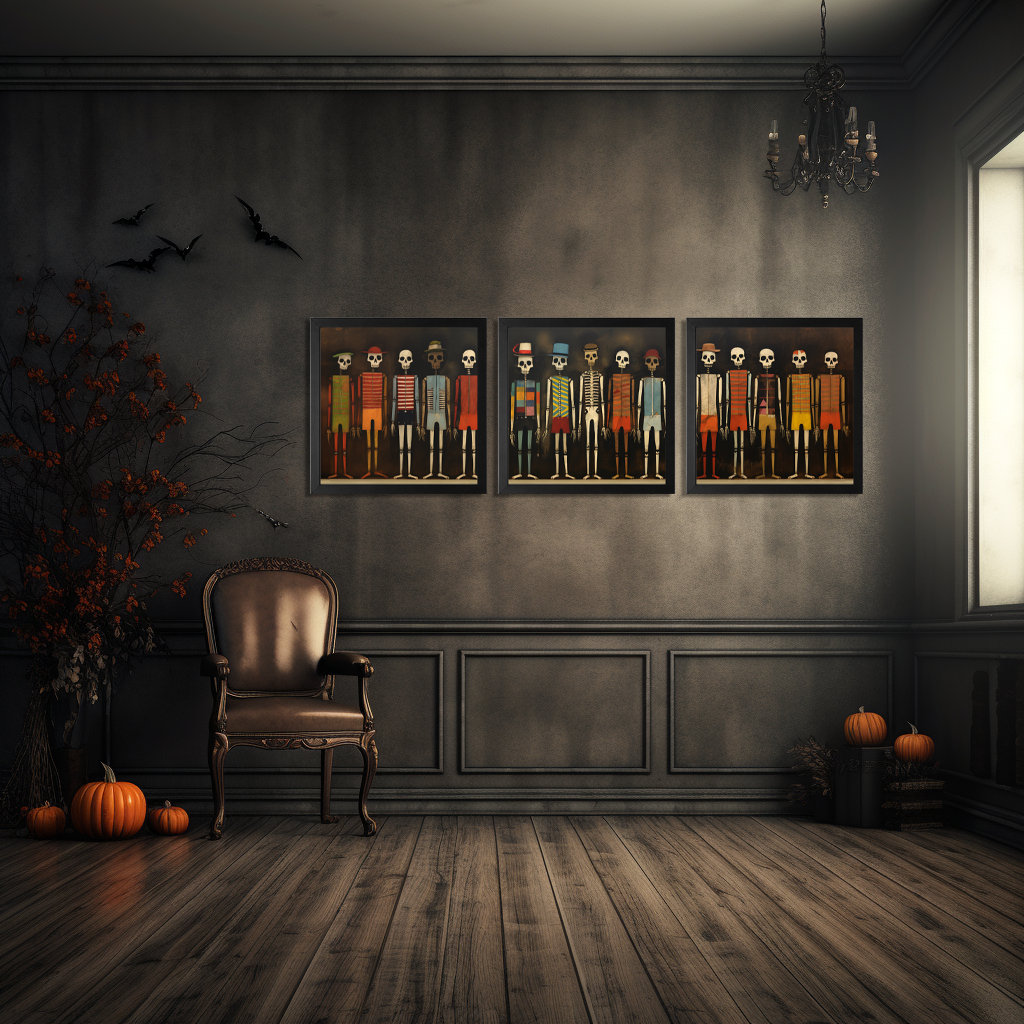 PRINTABLE Skeleton Panel | Narrow Art | Skeleton Print | Skeleton Art ...