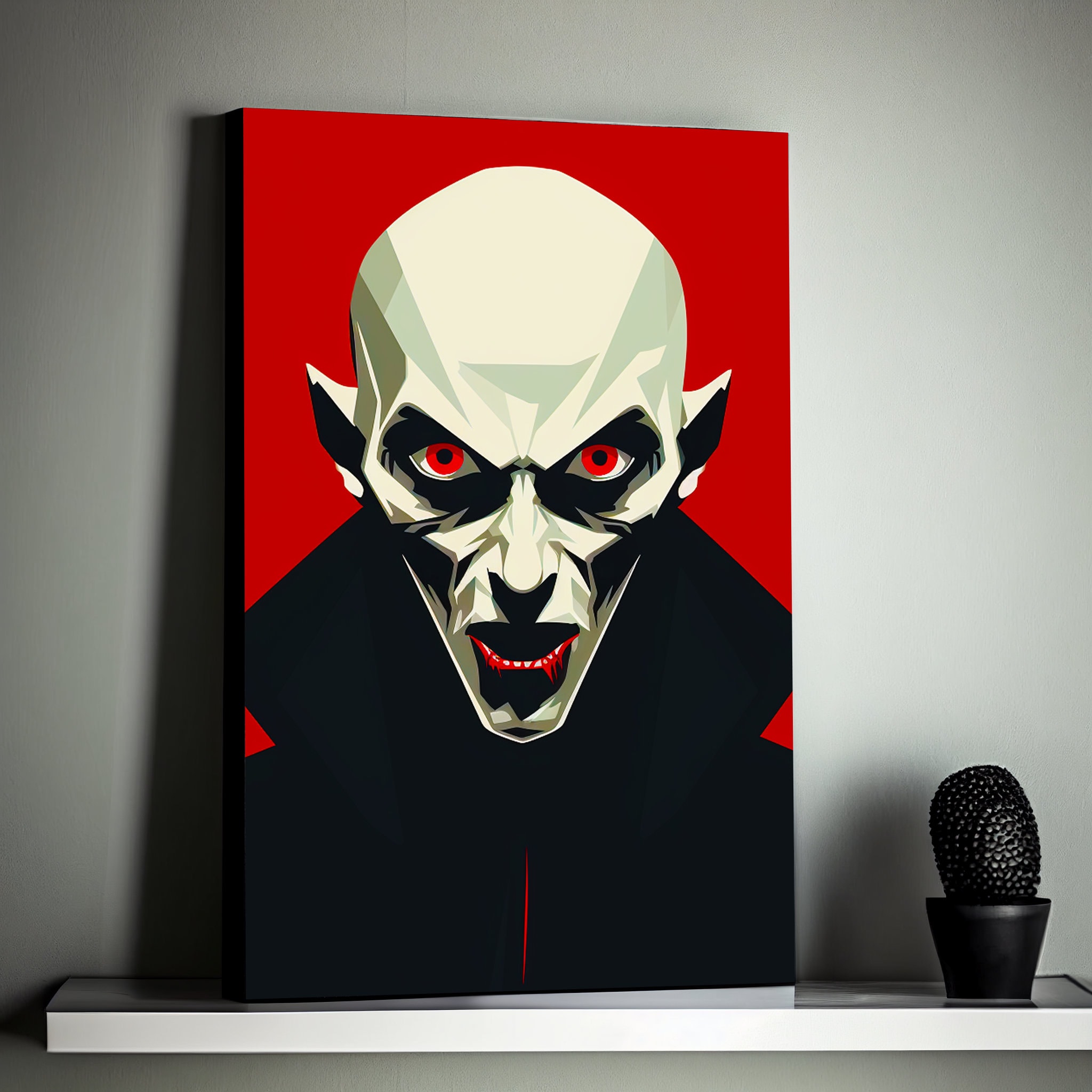PRINTABLE Nosferatu Vampire Pop Art Halloween Art Vampire Wall Art ...
