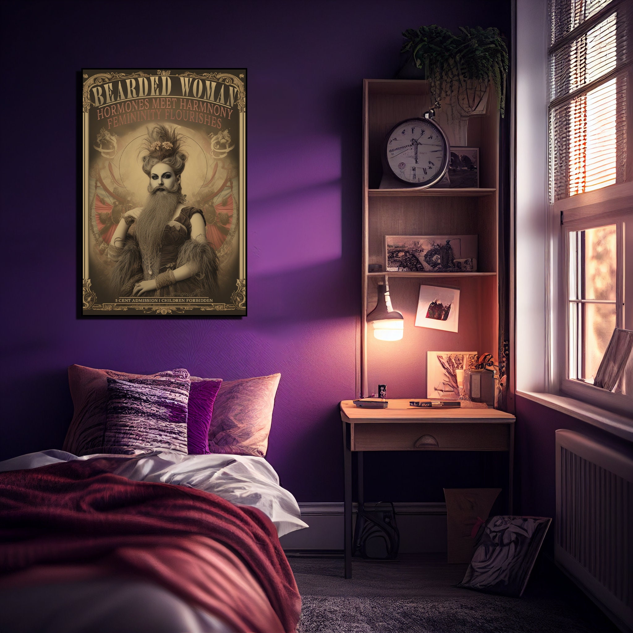 PRINTABLE Carnival Sideshow Poster Gallery Set V3 | Circus Posters ...