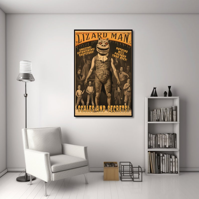 PRINTABLE Carnival Sideshow Poster Gallery Set Circus Posters Freak ...